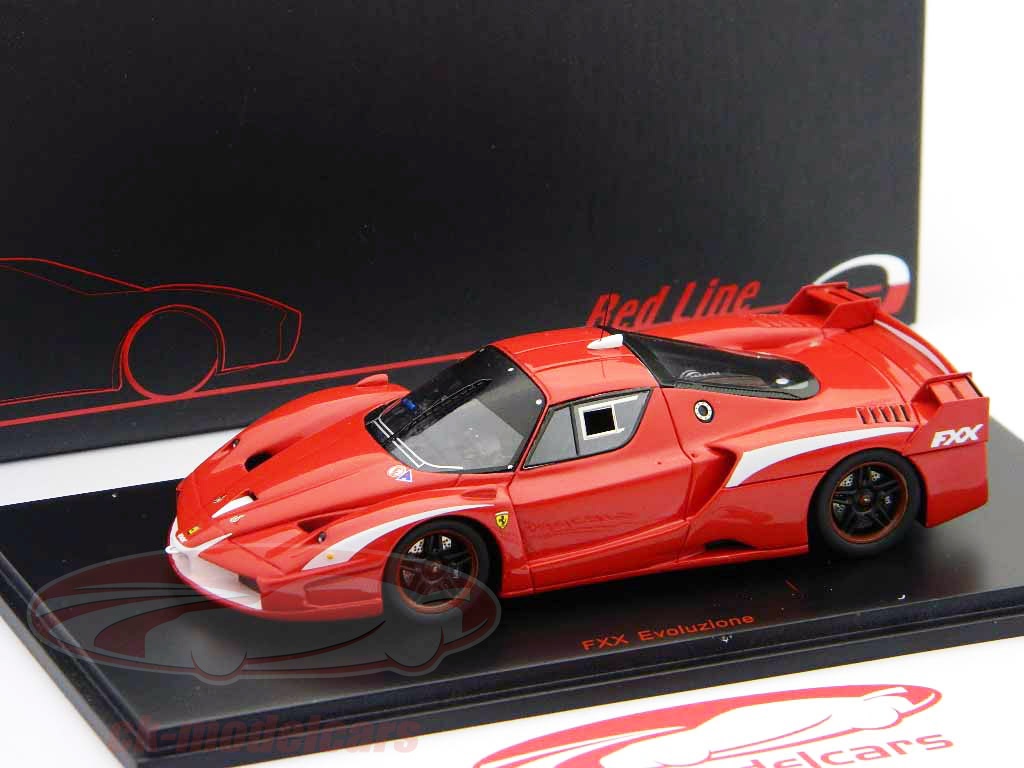 Spark 1:43 Ferrari FXX Evoluzione Bj. 2009 red RL128 model car RL128 ...