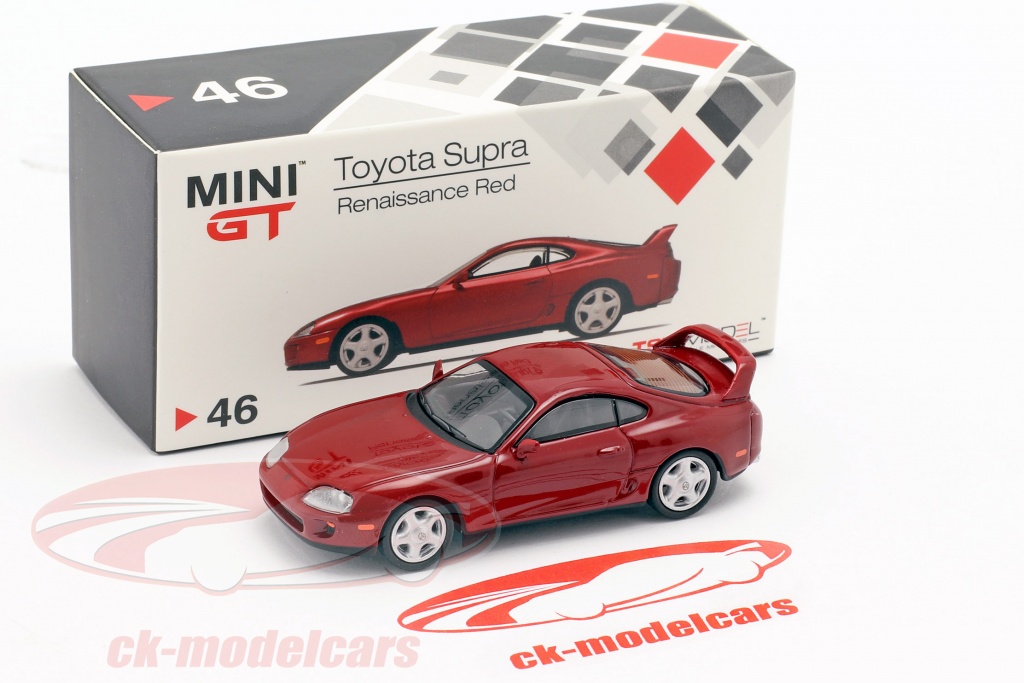 True Scale 1:64 Toyota Supra (JZA80) LHD Renaissance rot MGT00046-L ...