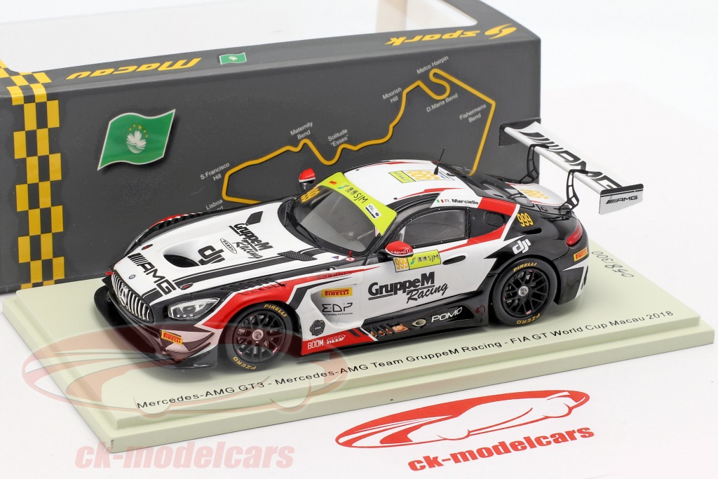 Spark 1:43 Mercedes-Benz AMG GT3 #999 FIA GT World Cup Macau 2018 R ...