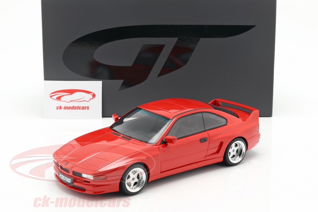GT-SPIRIT 1:18 Koenig Specials KS8 basado en BMW 850i rojo GT250 modelo ...