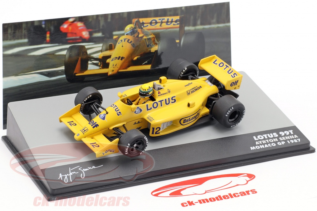 Altaya 1:43 Ayrton Senna Lotus 99T #12 Winner Monaco GP Formula 1 1987 ...