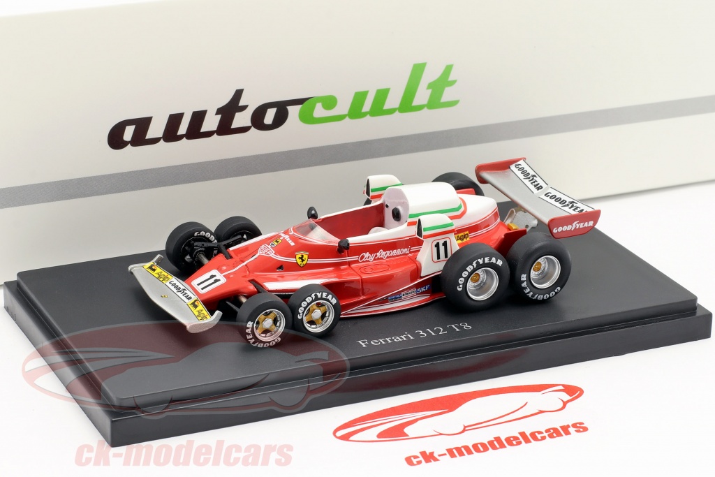 Set yearbook 2019 with year model Ferrari 312 T8 1:43 AutoCult 99119 99119