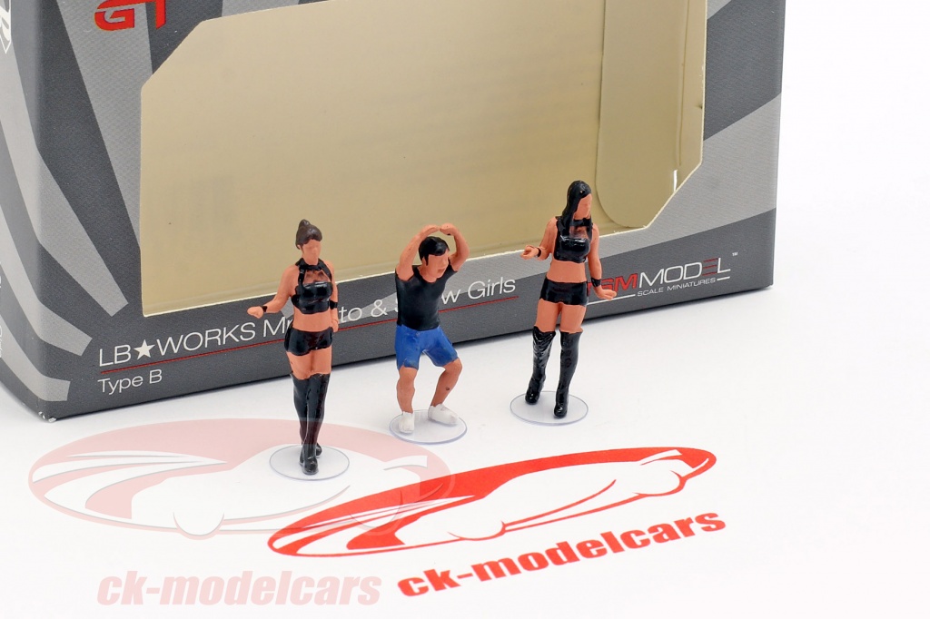 LB-Works Mr. Kato & Show Girls characters Set 1:64 TrueScale MGTAC05 ...
