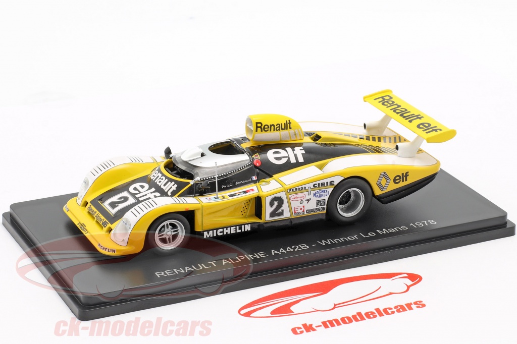 Spark 1:43 Renault Alpine A442 #2 победитель 24h LeMans 1978 Pironi ...