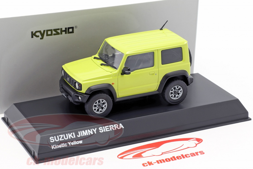 Kyosho 1:43 Suzuki Jimny Sierra RHD year 2018 kinetic yellow 03678RHY ...