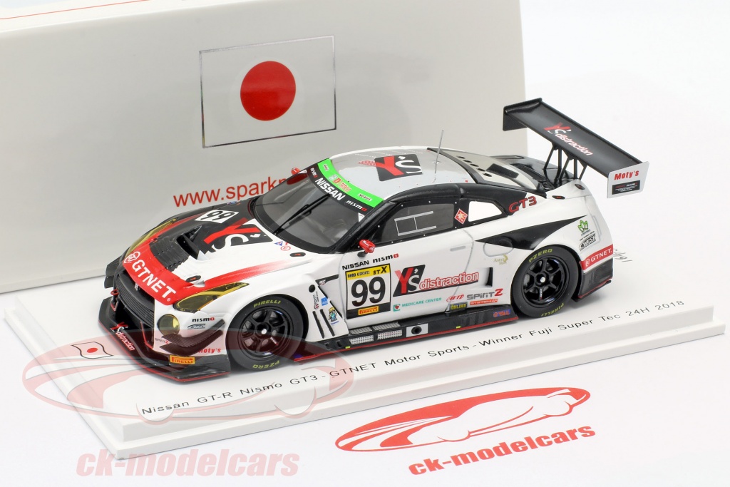 Spark 1:43 Nissan GT-R Nismo GT3 #99 Winner 24h Fuji Super Tec 2018 ...