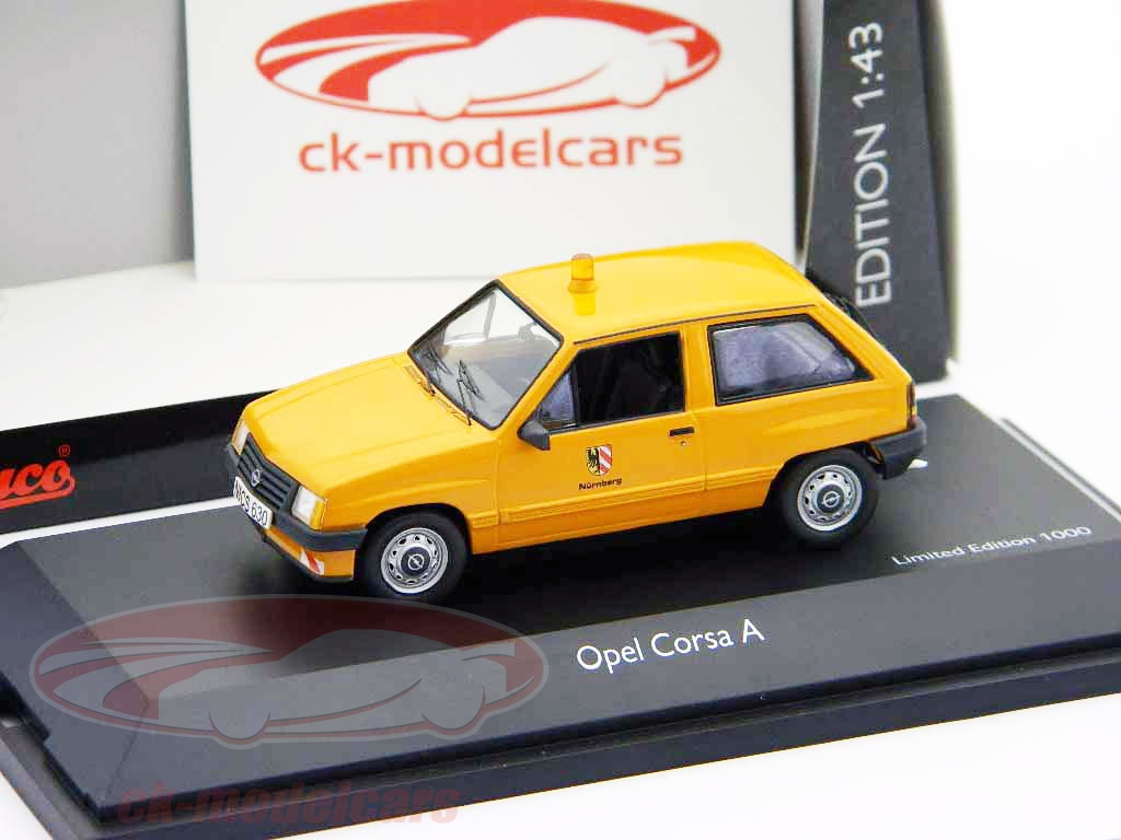 Schuco 1:43 Opel Corsa A Stadt Nürnberg 03413 Modellauto 03413 ...
