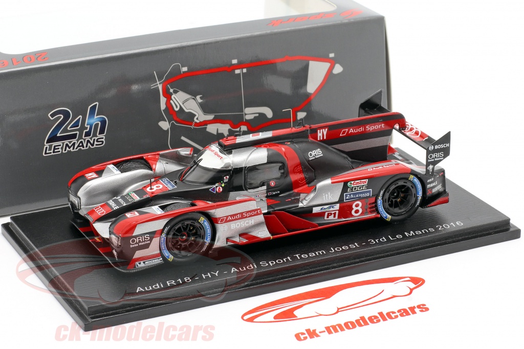 Spark 1:43 Audi R18 E-Tron Quattro #8 3rd 24h LeMans 2016 Duval, di ...