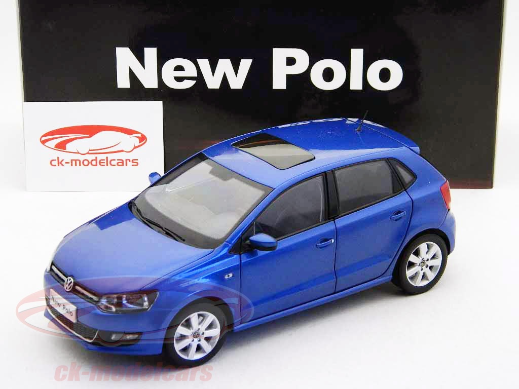 Paudi 1:18 Volkswagen New Polo 2011 blue 2246BL model car 2246BL ...