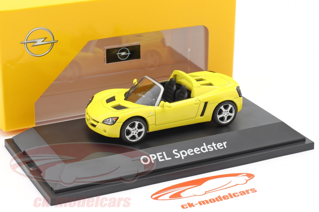 Schuco 1:43 Opel Speedster yellow 9121874 model car 9121874 9121874 1799032