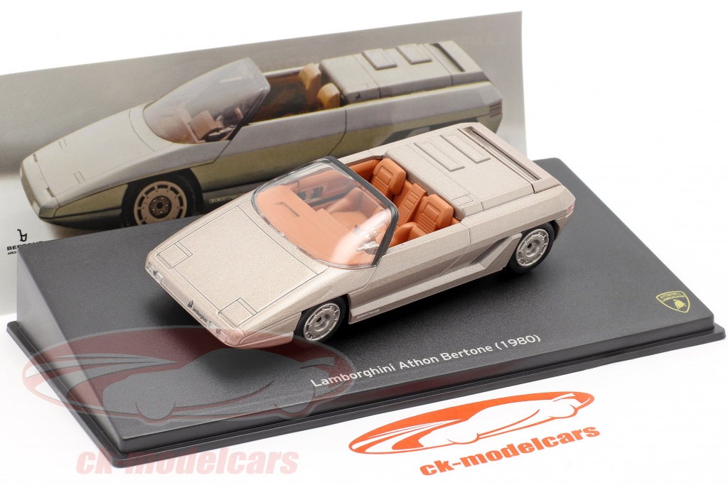 Leo Models 1:43 Lamborghini Athon Bertone Baujahr 1980 bronze metallic ...
