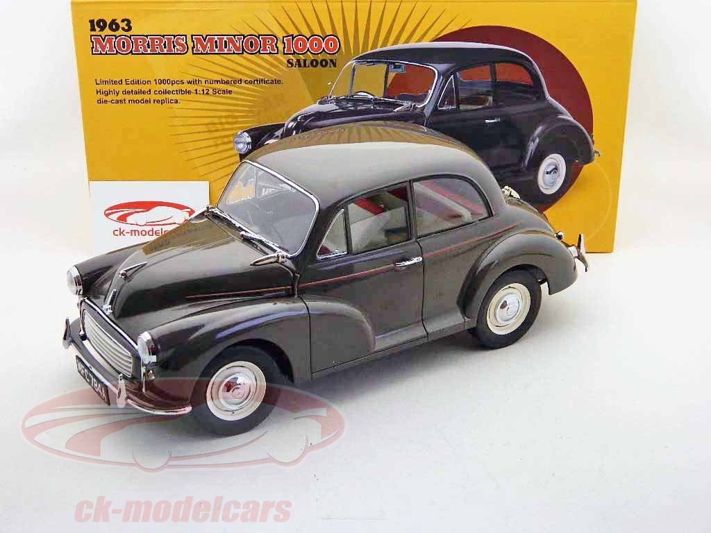 Sun Star Models 1:12 Morris Minor 1000 Saloon 1963 black 4784 modelo ...