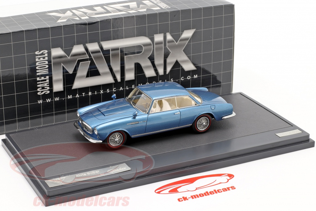 Matrix 1:43 Alvis 3-Litre Super Graber Coupe 建設した年 1967 青 メタリック MX40105 ...
