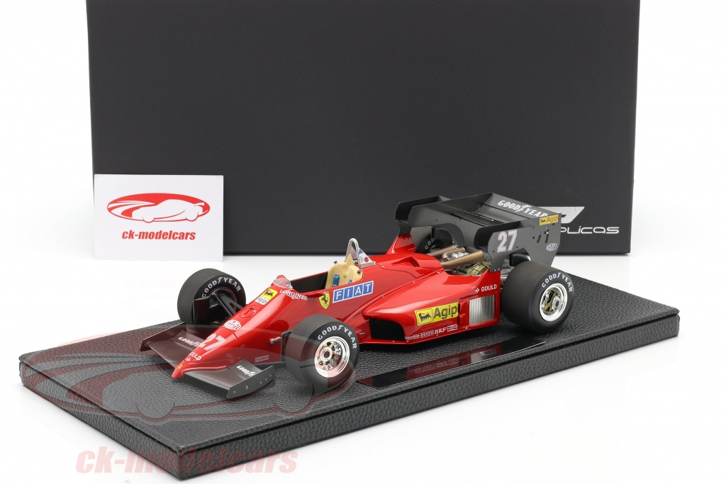 GP Replicas 1:18 Michele Alboreto Ferrari 126C4 #27 formel 1 1984 GP032A model bil GP032A