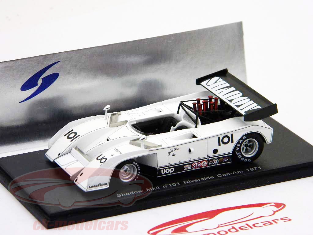Spark 1:43 Shadow MKII #101 Riverside Can-Am 1971 Jackie Oliver S1107 ...