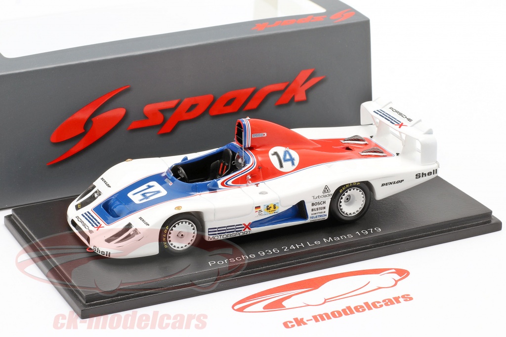 Spark 1:43 Porsche 936 #14 24h LeMans 1979 Wollek, Haywood S4148 モデル 車 ...