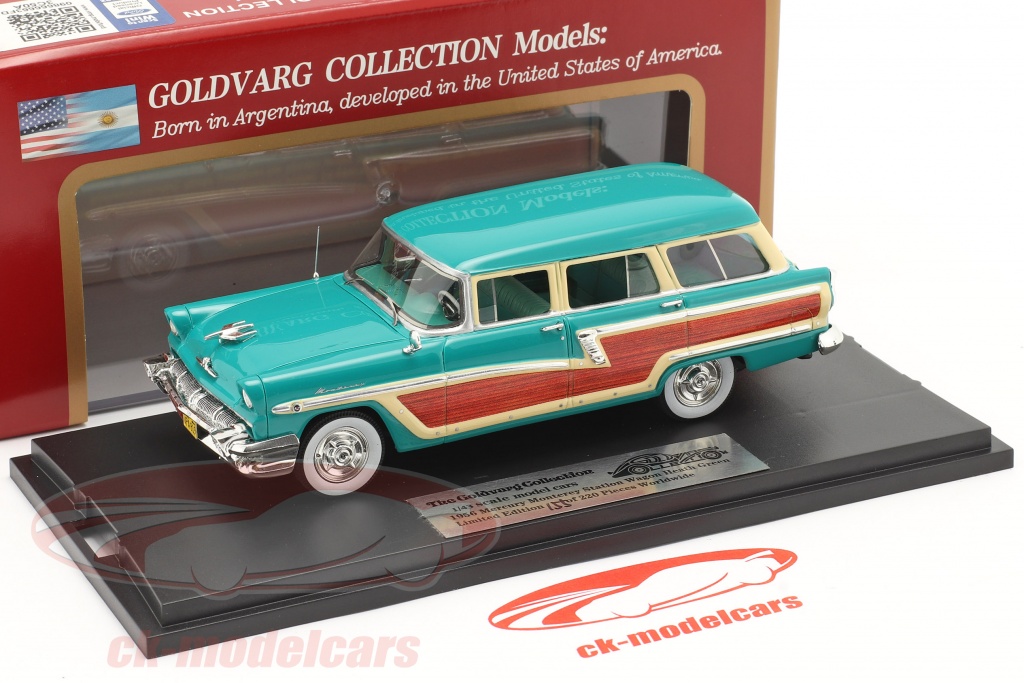 Goldvarg 1:43 Mercury Monterey Station Wagon year 1956 lauderdale blue ...