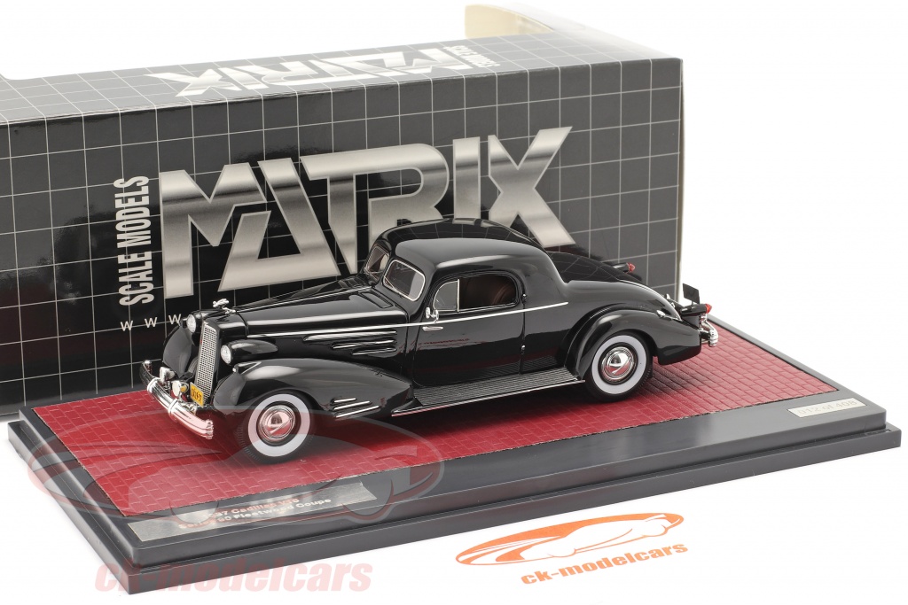 Matrix 1:43 Cadillac V16 Series 90 Fleetwood Coupe Baujahr 1937 schwarz ...