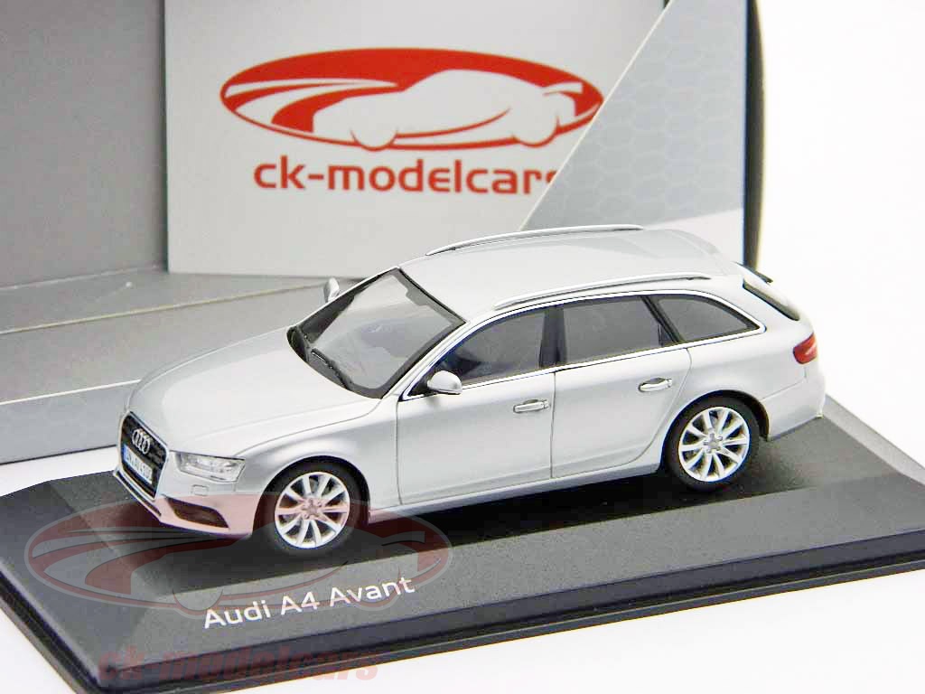 Minichamps 1:43 Audi A4 Avant 8K / B8 Year 2012 ice cream silver 501.12 ...
