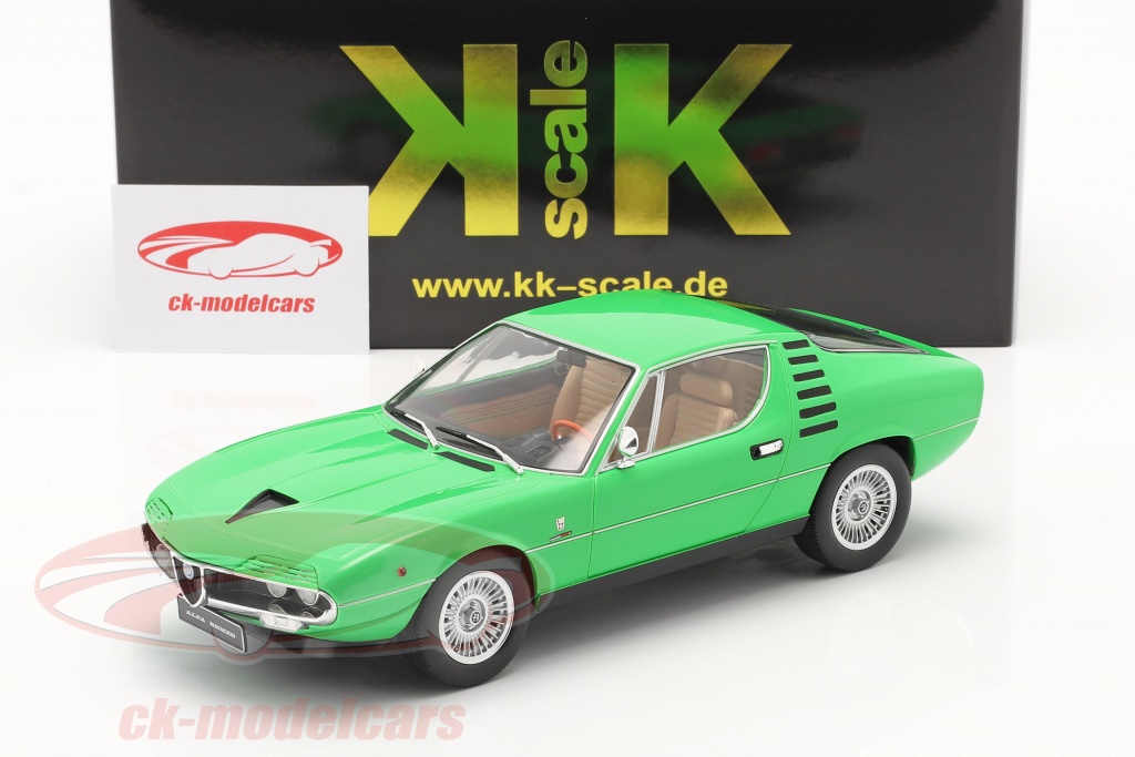 KK-Scale 1:18 Alfa Romeo Montreal Bouwjaar 1970 groen KKDC180384 model ...