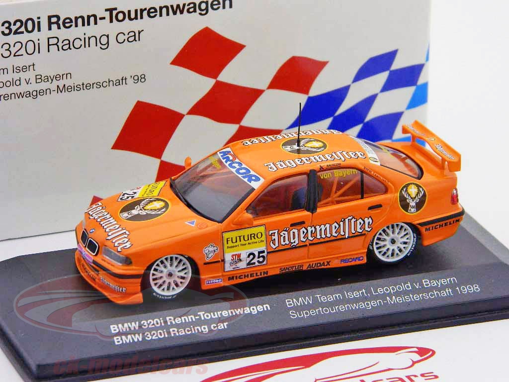 Minichamps 1:43 BMW 320i #25 Prince Léopold de Bavière Jägermeister ...