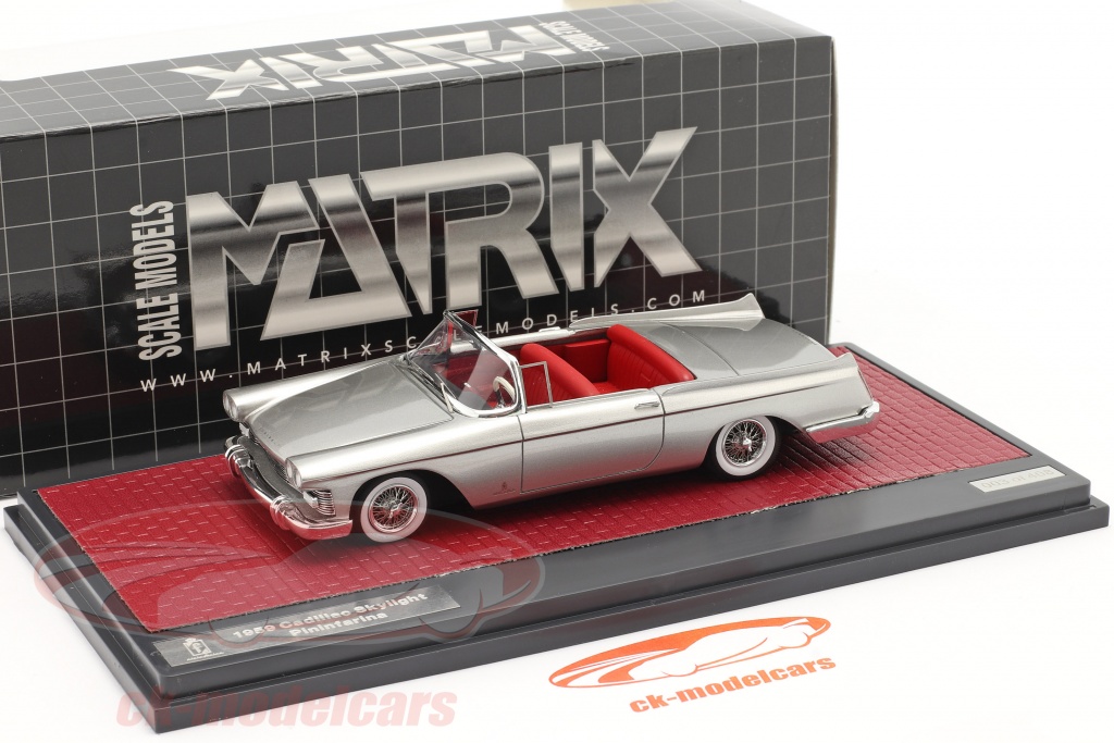 Matrix 1:43 Cadillac Skylight Pininfarina Open Convertible 1959 plata ...