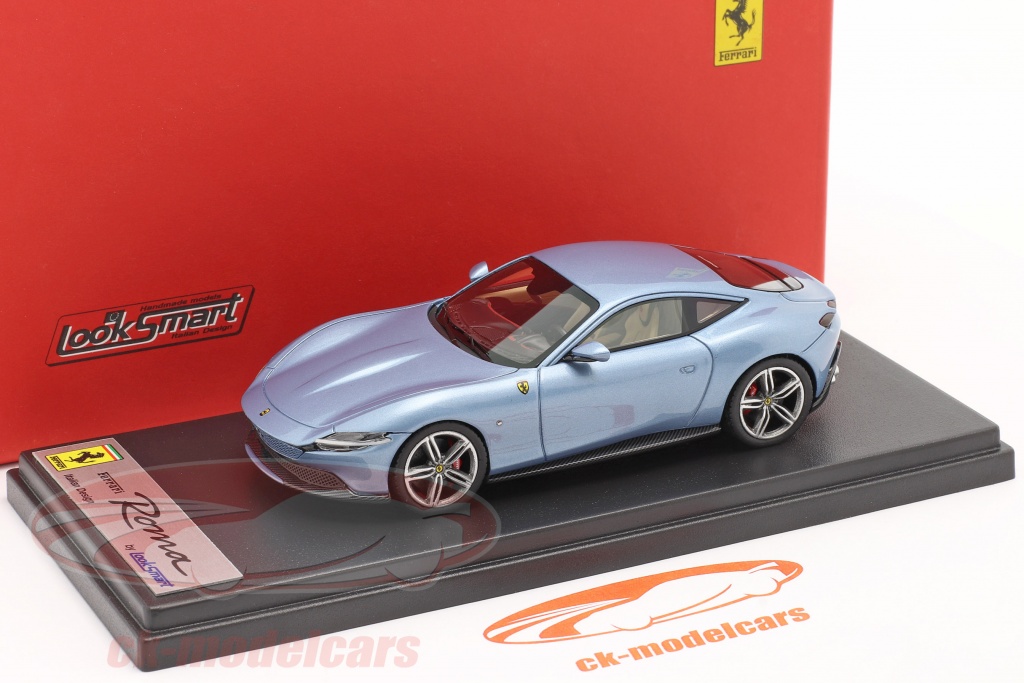 LookSmart 1:43 Ferrari Roma year 2020 california light blue metallic ...