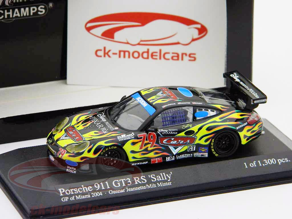 Minichamps 1:43 Porsche 911 Gt3 RS #79 GP of Miami 2004 G. Jeannette ...