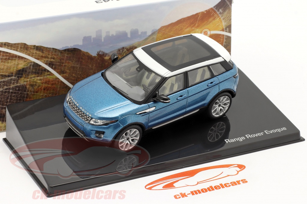 Ixo 1:43 Land Rover Range Rover Evoque 5 puertas mauritius azul ...