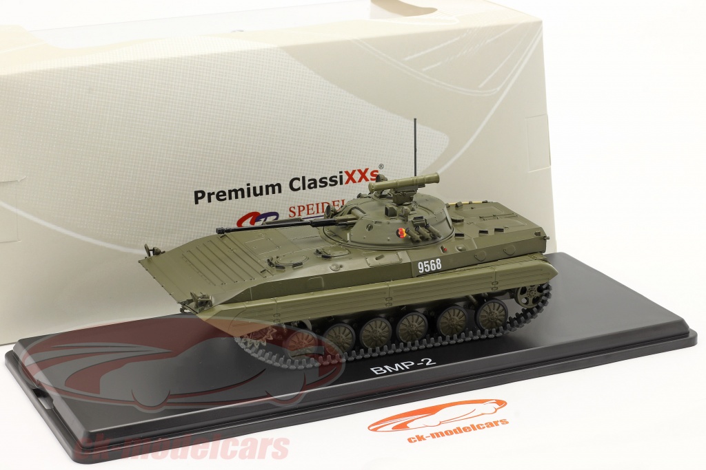 Premium Classixxs 1:43 BMP-2 tank NVA (GDR) dark olive PCL47122 model ...