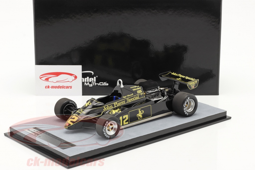 Tecnomodel 1:18 Nigel Mansell Lotus 91 #12 4th Monaco GP formula 1 1982 ...