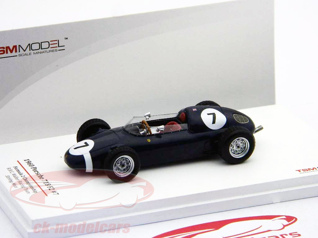 True Scale 1:43 Stirling Moss Porsche 718 F2 #7 RRC Walker Racing Team ...