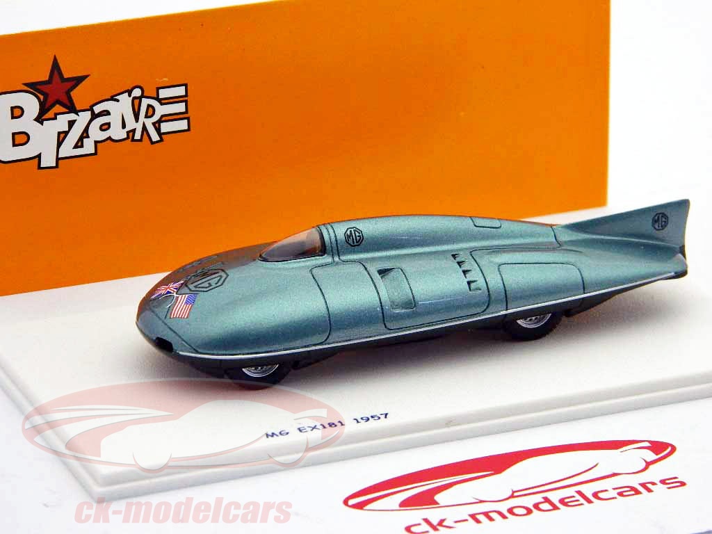 Spark 1:43 MG EX181 Record Car 1957 green metallic Bizarre BZ126 モデル 車 ...