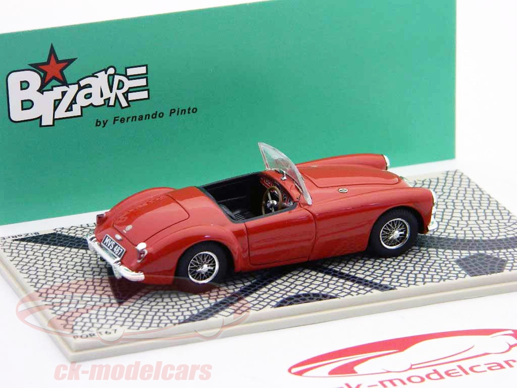 Spark 1:43 MG A 1500 1955 red Bizarre BZ343 model car BZ343 9580006243430