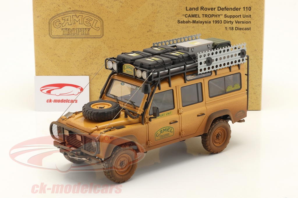Almost Real 1:18 Land Rover Defender 110 Rally Camel Trophy 1993 Dirty ...
