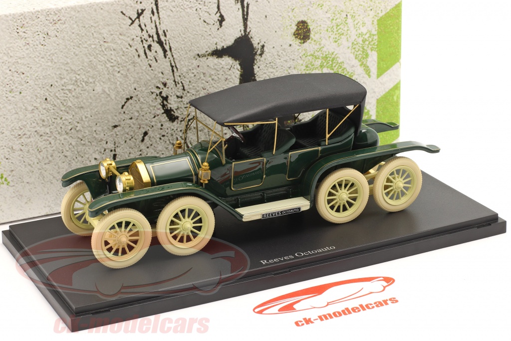 AutoCult 1:43 Reeves Octoauto Baujahr 1911 dunkelgrün 01015 Modellauto ...