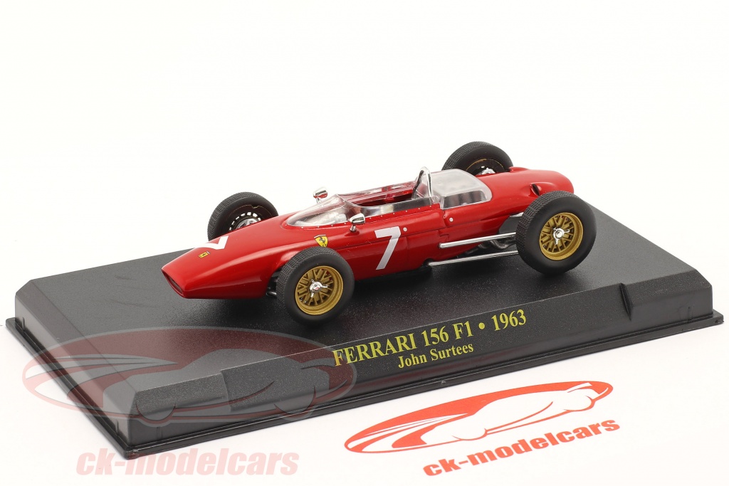 Altaya 1:43 John Surtees Ferrari 156/63 #7 fórmula 1 1963 CK72603 ...