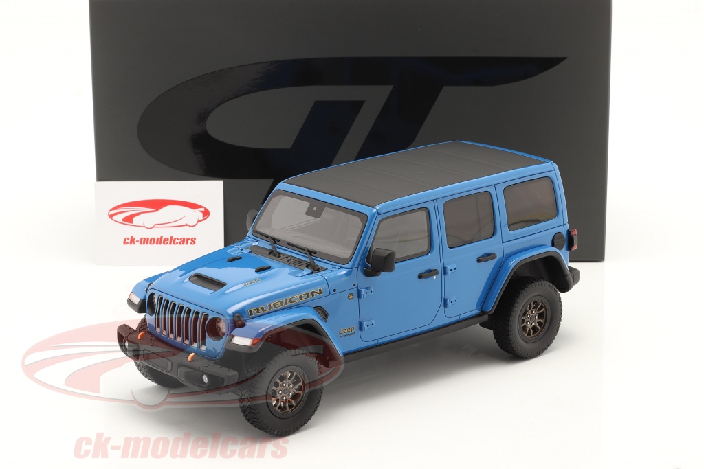 GT-SPIRIT 1:18 Jeep Wrangler Rubicon year 2021 blue GT371 model car ...