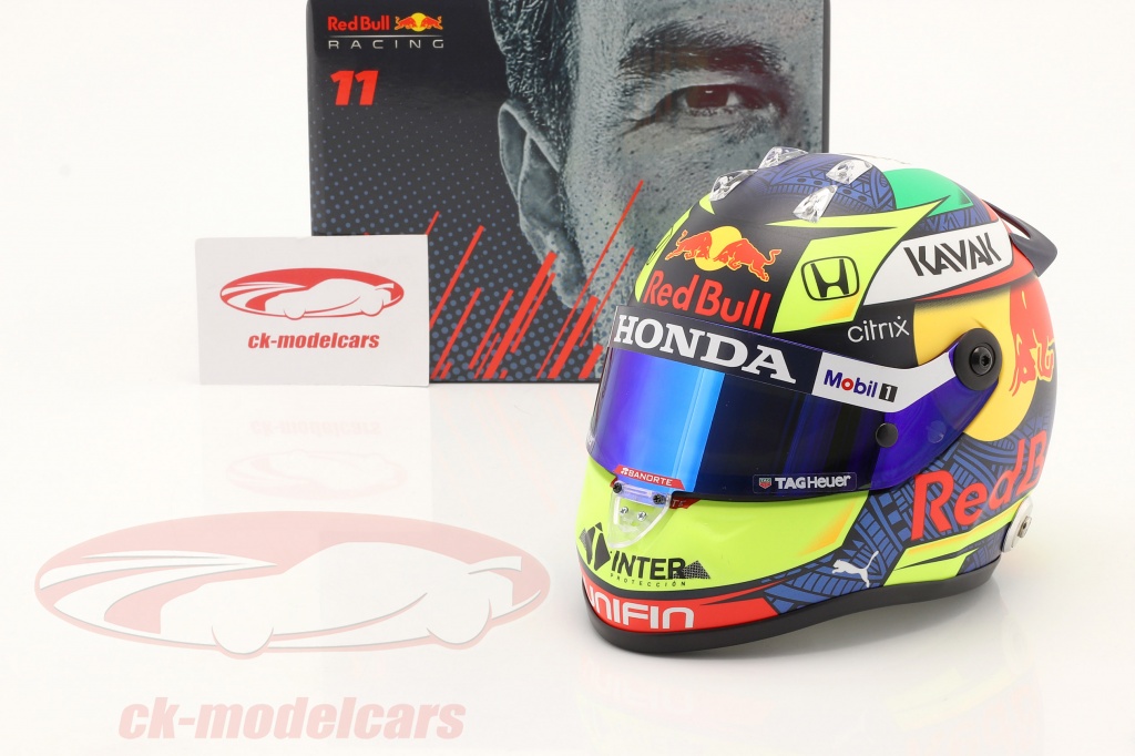 Schuberth 1:2 Sergio Perez #11 Red Bull Racing Honda Formel 1 2021 Helm ...