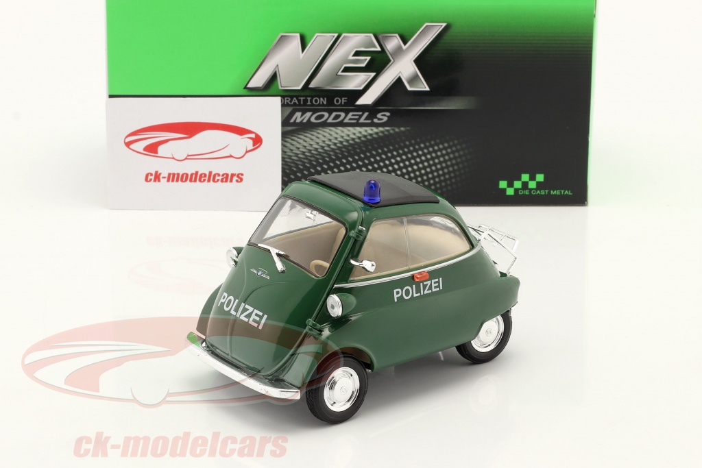 Welly 1:18 BMW Isetta Police green 24096GPgn model car 24096GPgn ...
