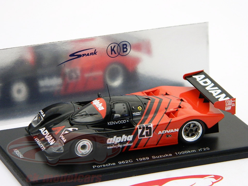 Spark 1:43 Porsche 962C #25 1000km Suzuka 1989 Kunimitsu / Dickens ...