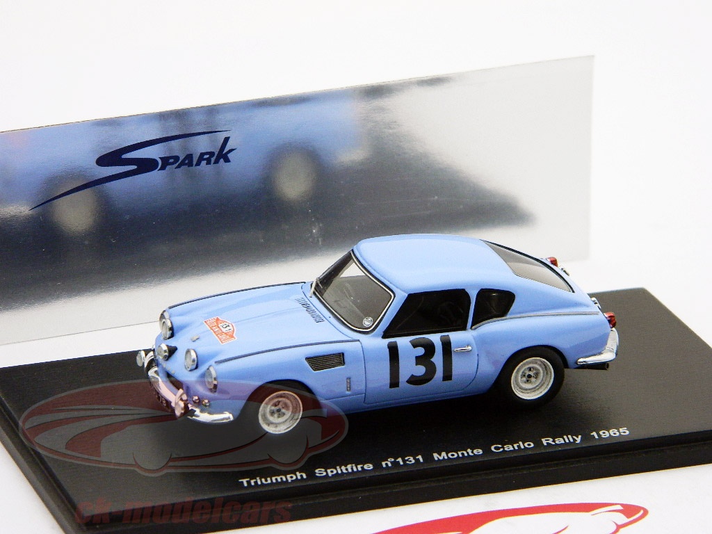 Spark 1:43 Triumph Spitfire #131 Rally Monte Carlo 1965 Hunter / Lier ...