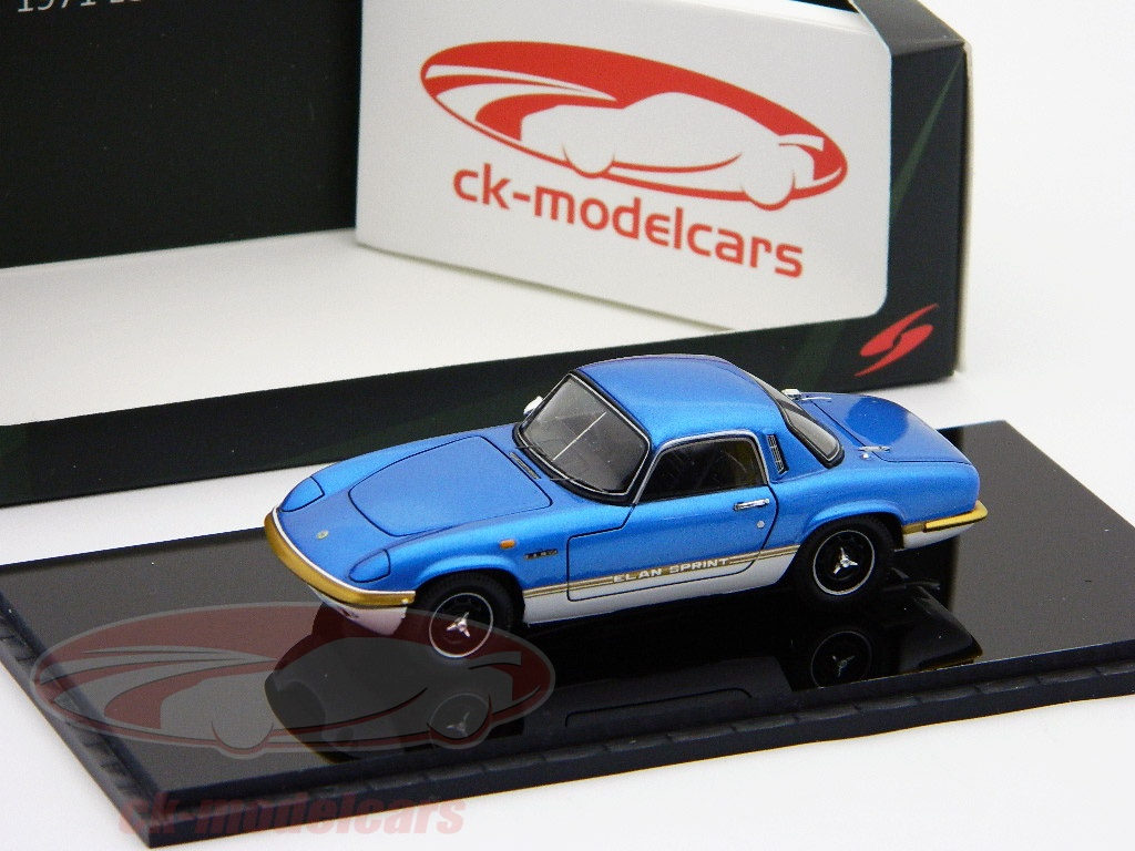 Spark 1:43 Lotus Elan S4 Sprint FHC 1971 blue - white / blue - white S1242 model car S1242 ...