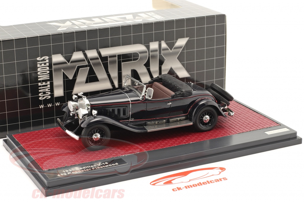 Matrix 1:43 Cadillac V-16 452 roadster Fleetwood Open Top 1930 ...