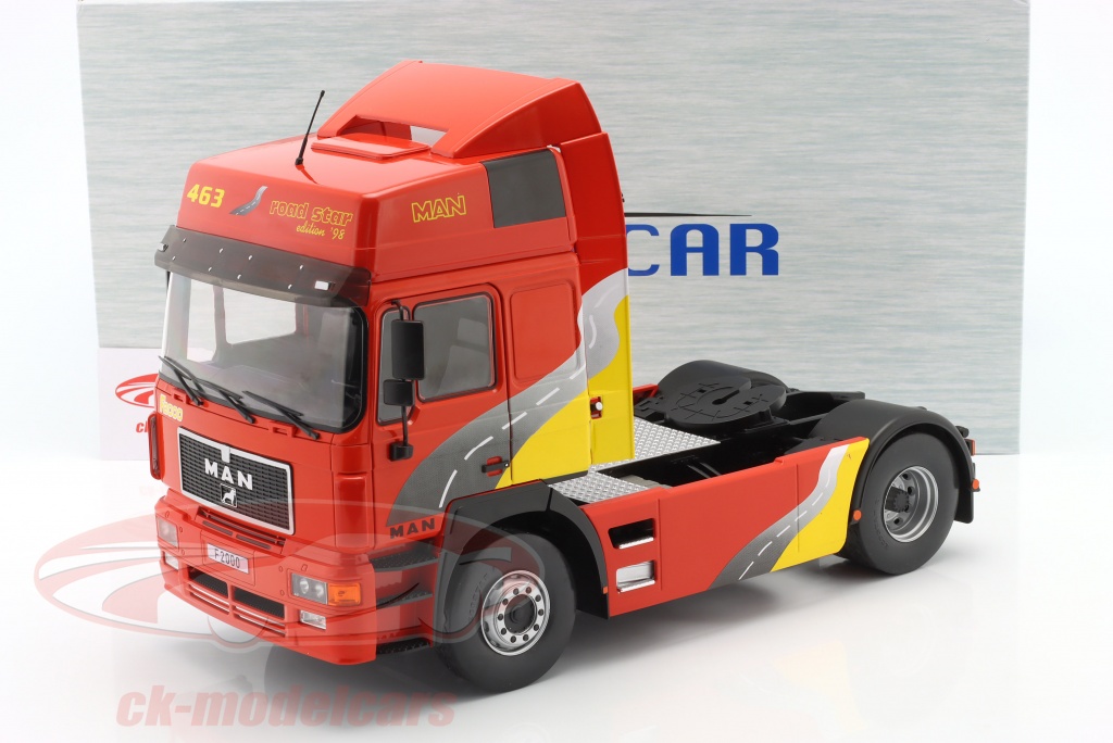 Modelcar Group 1:18 MAN F2000 Truck 建設年 1994 赤 MCG18135 モデル 車 MCG18135 ...