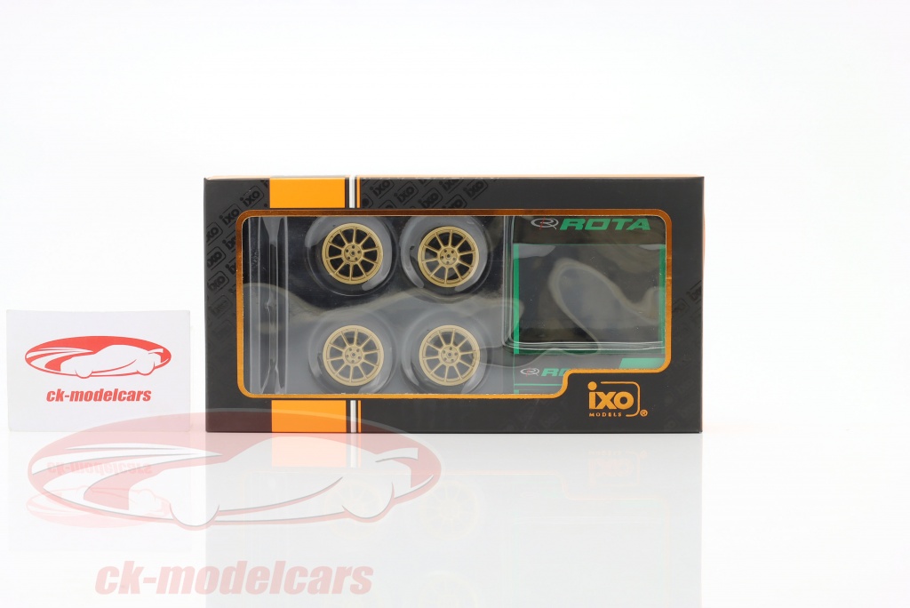 jeu de roues Rota (4 des morceaux) Avec supporter 1:18 Ixo 18SET005W ...