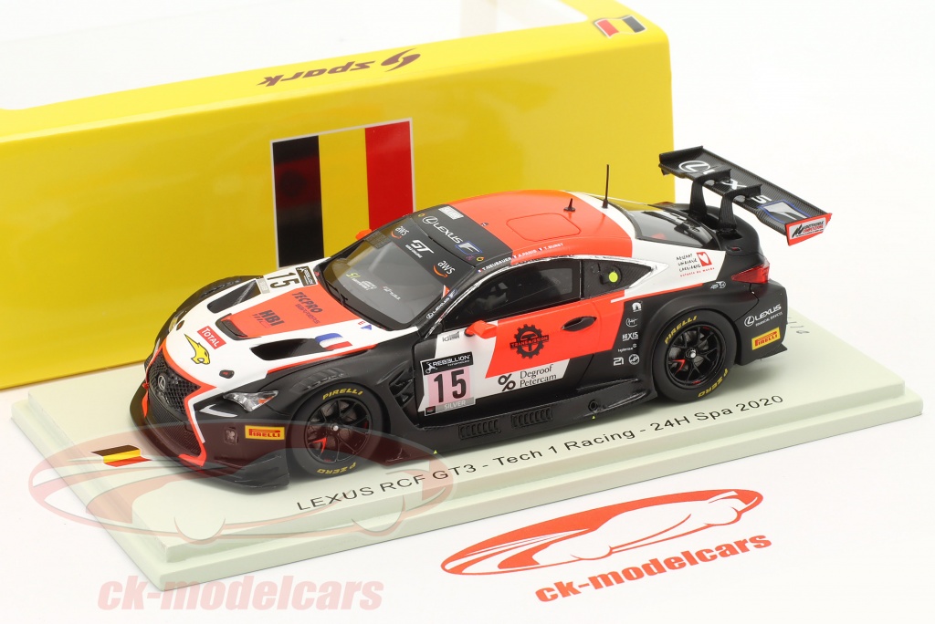 Spark 1:43 Lexus RCF GT3 #15 24h Spa 2020 Tech 1 Racing Buret, Neubauer ...