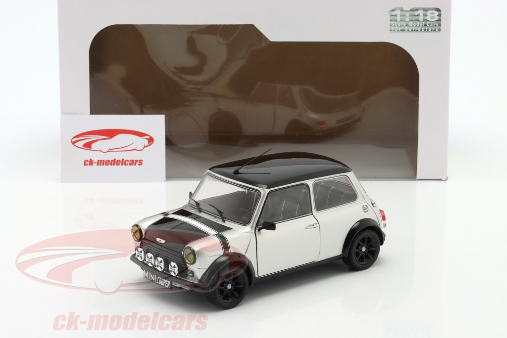 Solido 1:18 Mini Cooper Sport year 1998 silver S1800608 model car ...