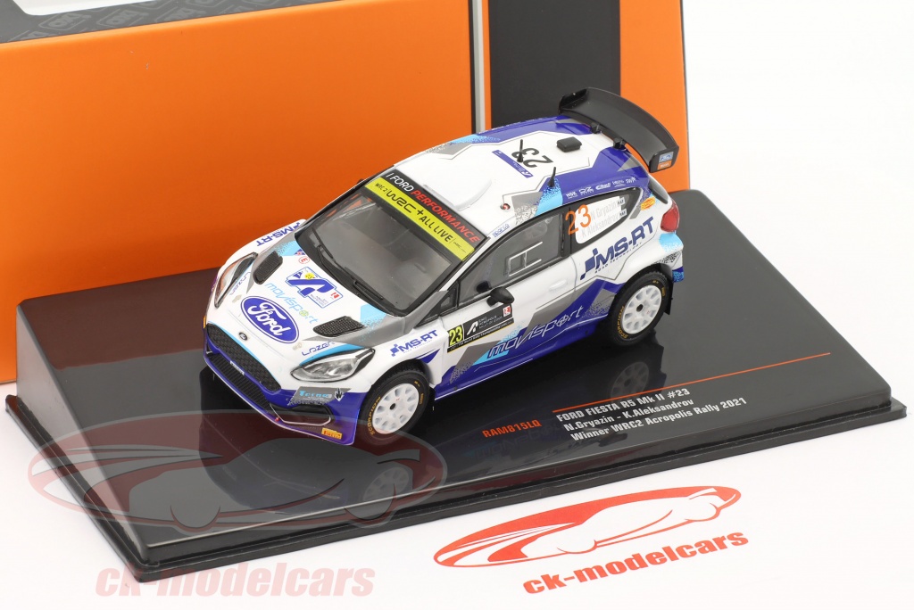 Ixo 1:43 Ford Fiesta R5 MK2 #23 acropolis rally 2021 N. Gryazin, K ...