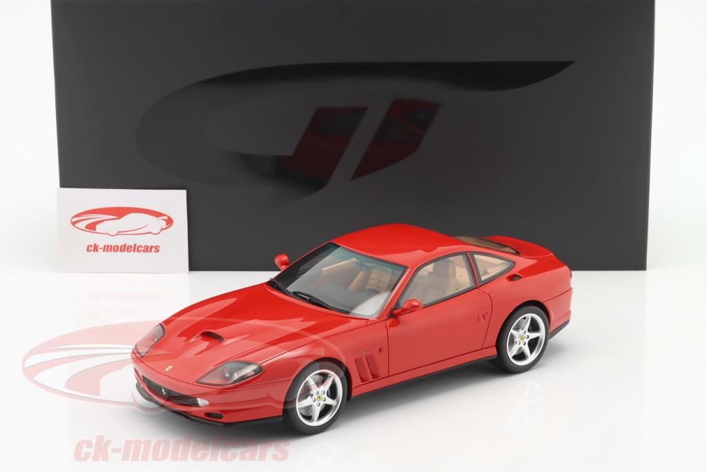 GT-SPIRIT 1:18 Ferrari F550 Maranello Gran Turismo 建設年 1996 赤 GT335 モデル ...